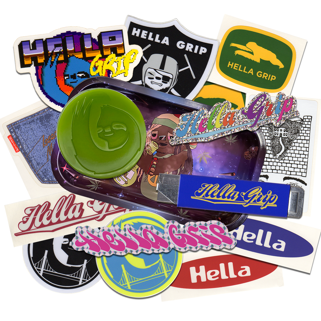 Hella Grip Sloth Shop: Hella Grip Stickers & Accessories